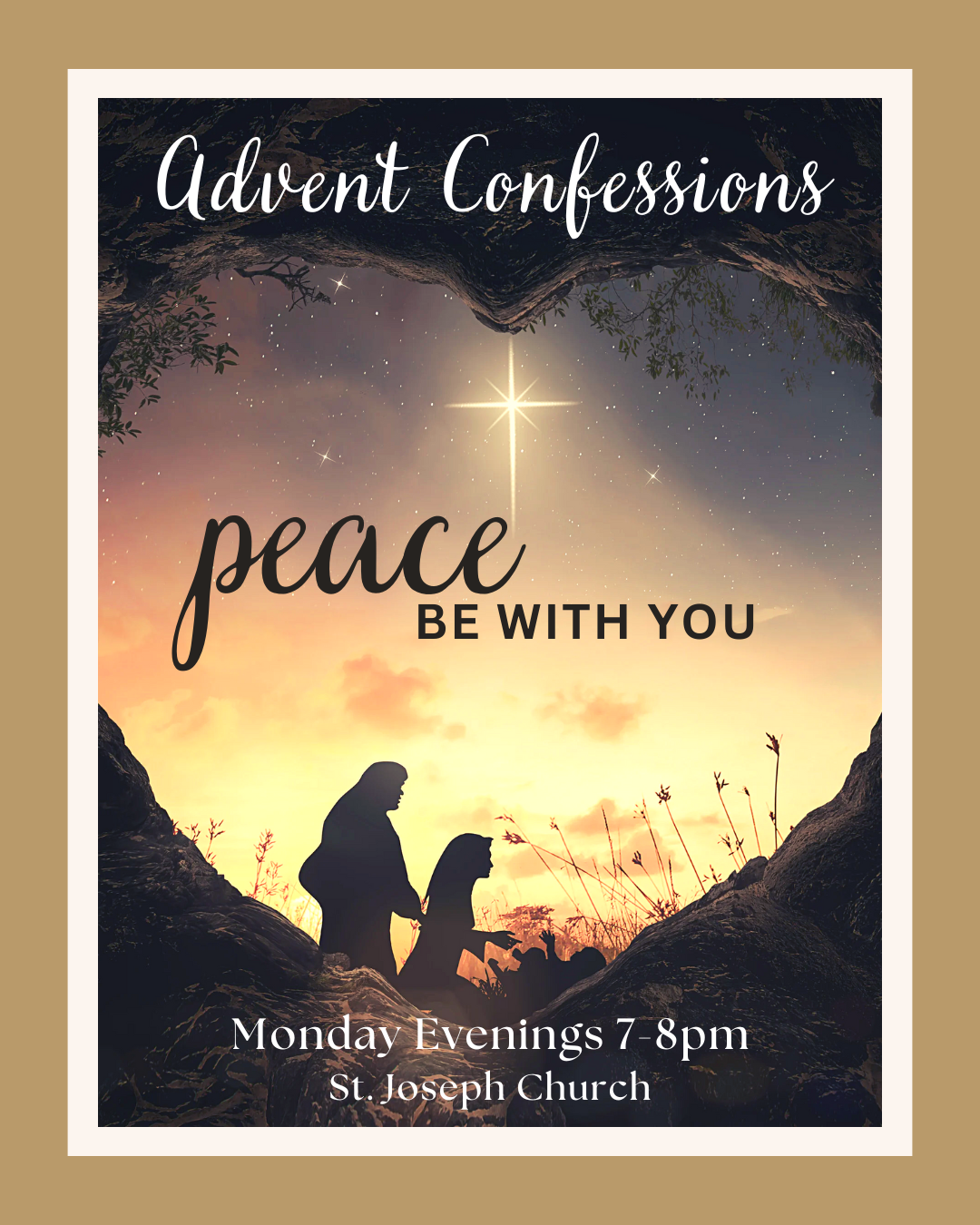 Advent Confessions flyer | St Alphonsus & St Joseph